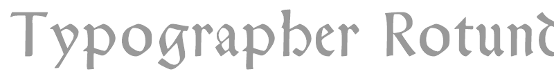 Typographer Rotunda Font | wfonts.com - download free