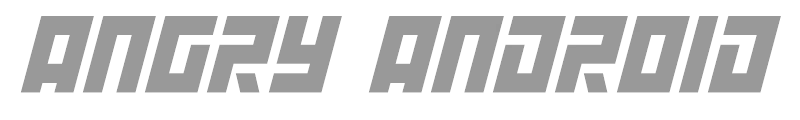 Angry Android Font | wfonts.com - download free
