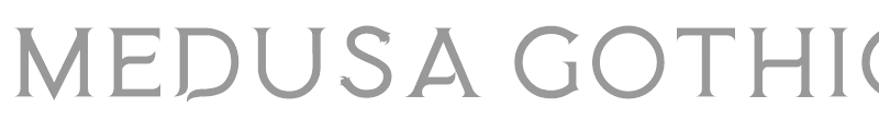 Medusa Gothic Font | wfonts.com - download free