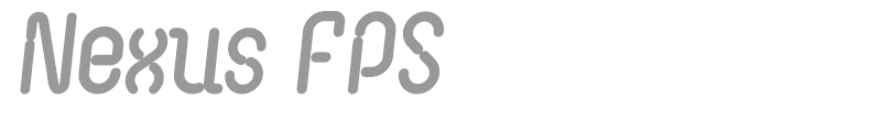 Nexus FPS Font | wfonts.com - download free
