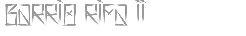 Barrio Rifa Font | wfonts.com - download free
