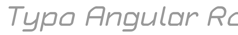 Typo Angular Rounded Font | wfonts.com - download free