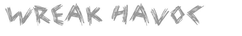 Wreak Havoc Font | wfonts.com - download free