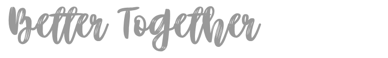 Better Together Script Font | wfonts.com - download free