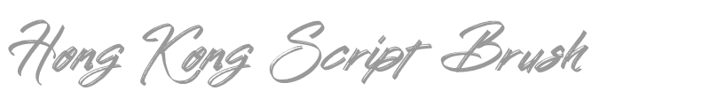 Hong Kong Script Brush Font | wfonts.com - download free