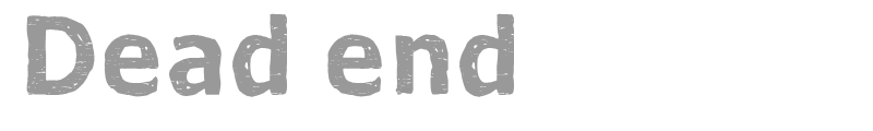 Dead End Font | wfonts.com - download free