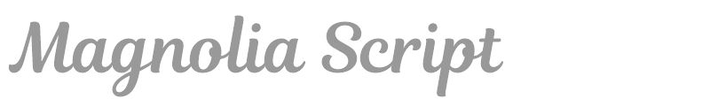 Magnolia Script Font | wfonts.com - download free