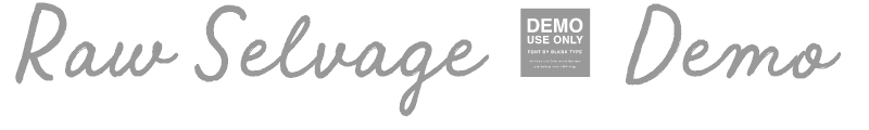 Raw Selvedge Font | wfonts.com - download free