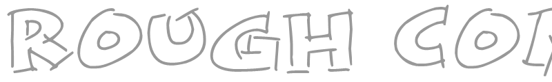 Rough Comic Outlines Font | wfonts.com - download free