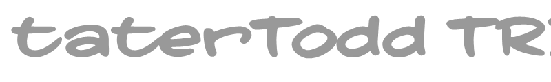 Tater Todd Font | wfonts.com - download free
