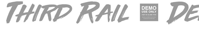 Third Rail Font | wfonts.com - download free