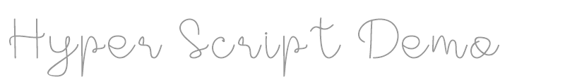 Hyper Script Font | wfonts.com - download free