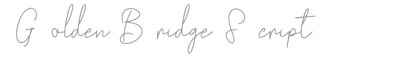 Golden Bridge Script Font | wfonts.com - download free
