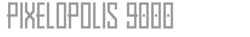 Pixelopolis 9000 Font | wfonts.com - download free
