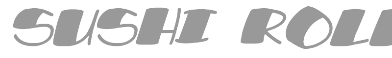Sushi Roll Font | wfonts.com - download free