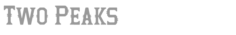 Two Peaks Font | wfonts.com - download free