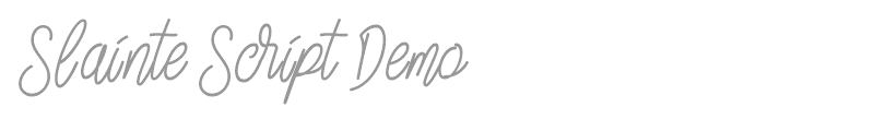 Slainte Script Font | wfonts.com - download free