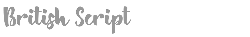 British Script Font | wfonts.com - download free