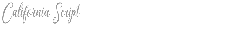 California Script Font | wfonts.com - download free