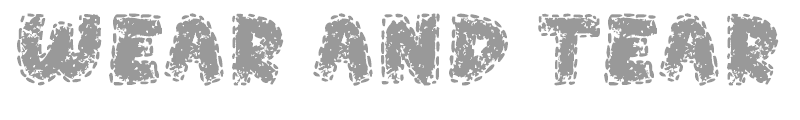 Wear and Tear Font | wfonts.com - download free