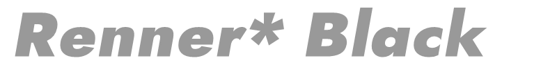 Renner* Font | wfonts.com - download free