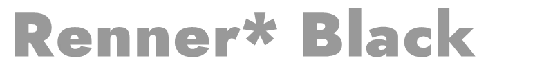 Renner* Font | wfonts.com - download free