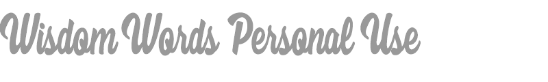 Wisdom Words Font | wfonts.com - download free
