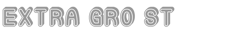 Extra Gro St Font | wfonts.com - download free