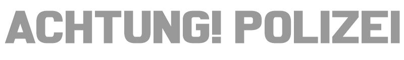 Achtung Polizei Font | wfonts.com - download free