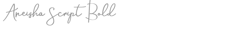 Aneisha Script Font | wfonts.com - download free