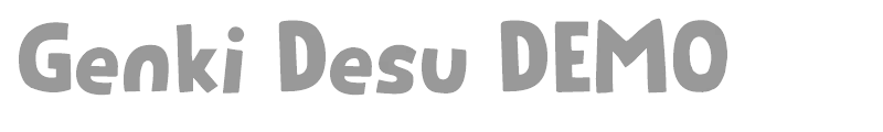 Genki Desu Font | wfonts.com - download free