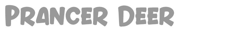 Prancer Deer Font | wfonts.com - download free