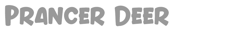 Prancer Deer Font | wfonts.com - download free