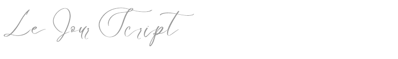 Le Jour Script Font | wfonts.com - download free