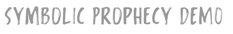 Symbolic Prophecy Font | wfonts.com - download free