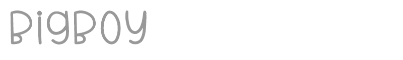 BigBoy Font | wfonts.com - download free