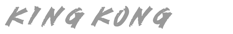 King Kong Font | wfonts.com - download free