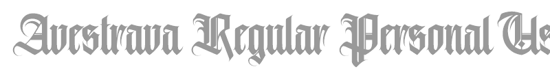 Avestrava Tattoo Font | wfonts.com - download free