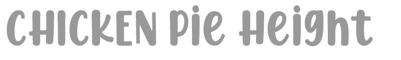 Chicken Pie Font | wfonts.com - download free