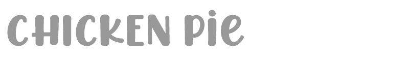 Chicken Pie Font | wfonts.com - download free