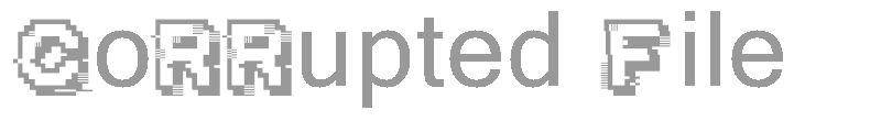 Corrupted File Font | wfonts.com - download free