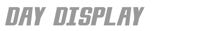 Day Display Font | wfonts.com - download free