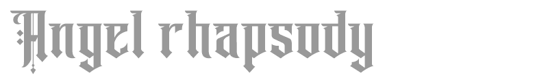 Angel Rhapsody Font | wfonts.com - download free
