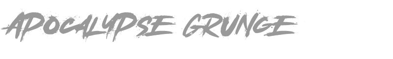 Apocalypse Grunge Font | wfonts.com - download free