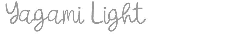 Yagami Light Font | wfonts.com - download free