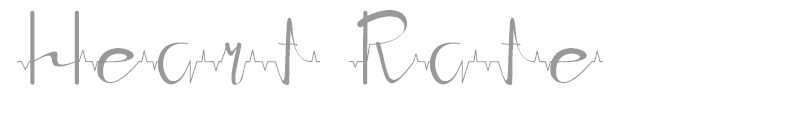 Heart Rate Font | wfonts.com - download free