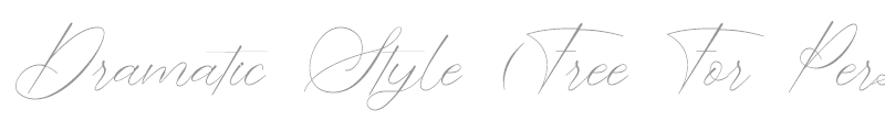 Dramatic Style Font | wfonts.com - download free