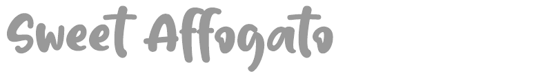 Sweet Affogato Font | wfonts.com - download free
