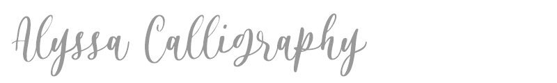 Alyssa Calligraphy Font | wfonts.com - download free