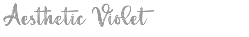 Aesthetic Violet Font | wfonts.com - download free